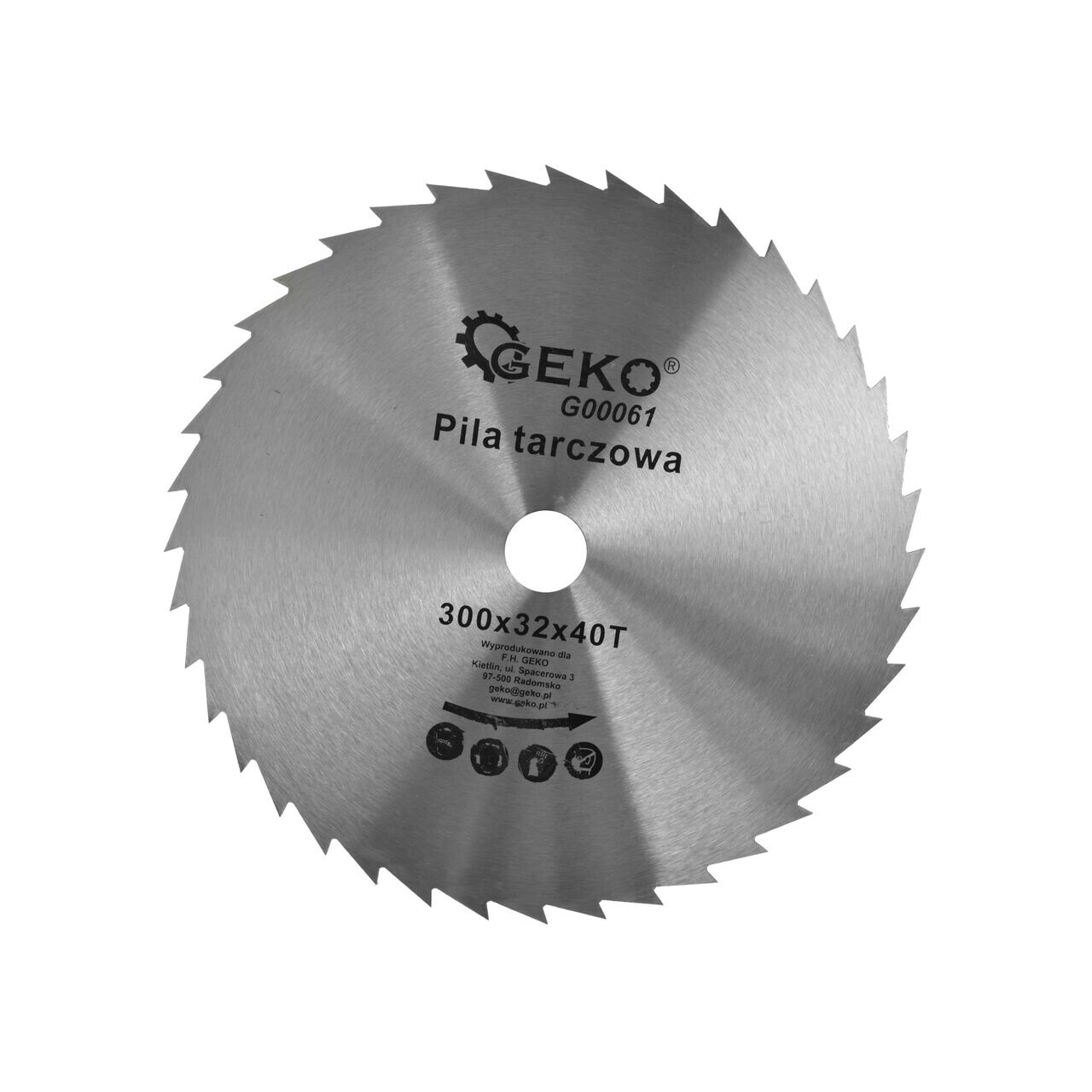 Disc circular pentru lemn 300x32x40T, Geko G00061 - eMAG.ro