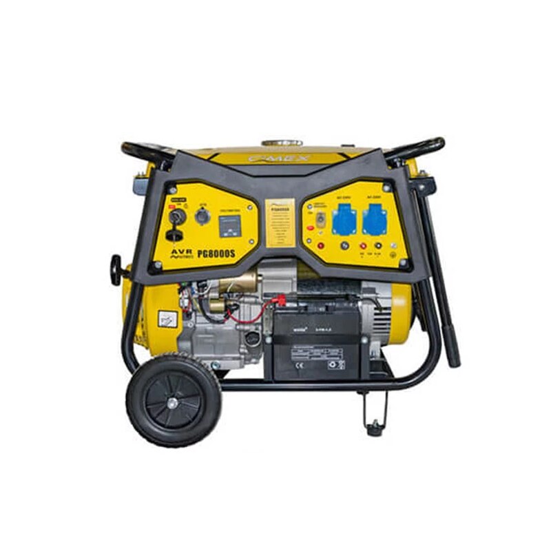 Generator electric CIMEX PG8000S, 6,5 kW, AVR, Mufa ATS, Galben/Negru ...