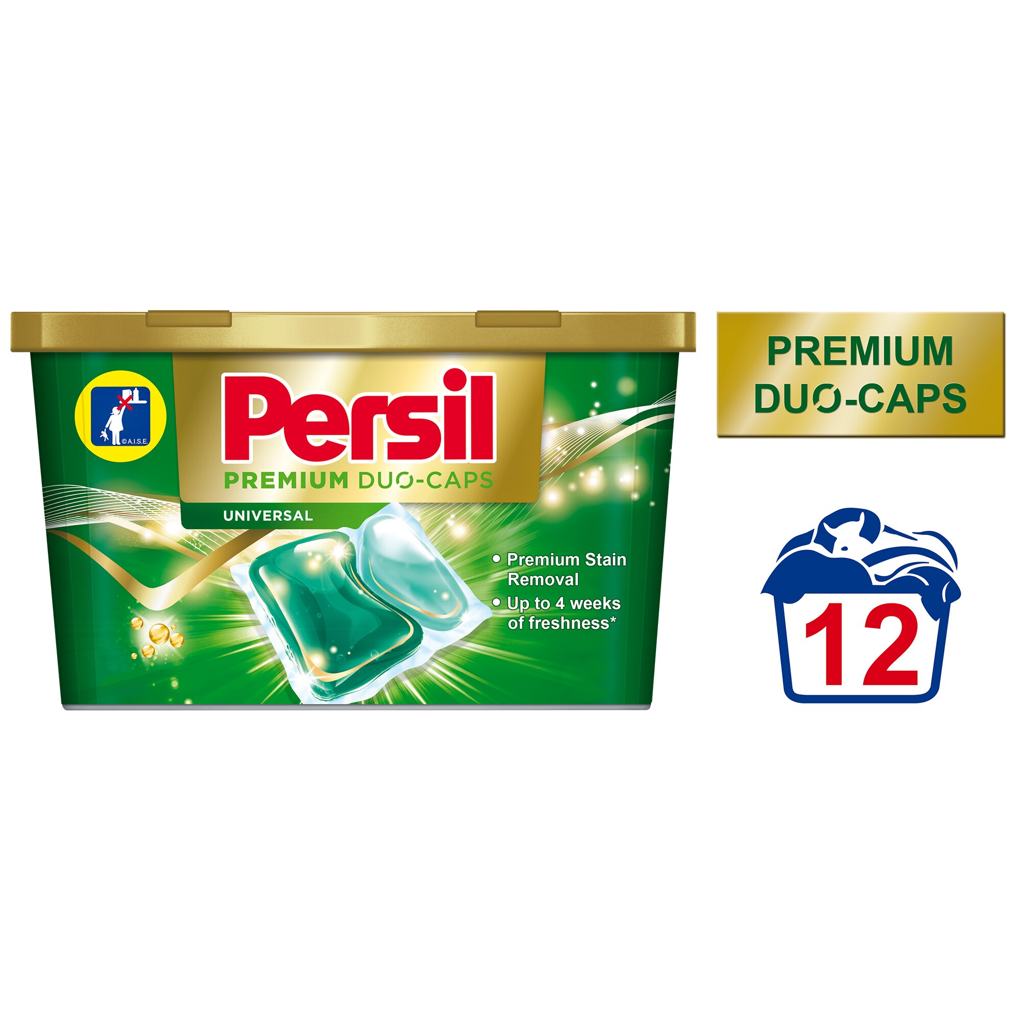 Detergent capsule Persil Premium Duo Caps Universal, 12 spalari - eMAG.ro