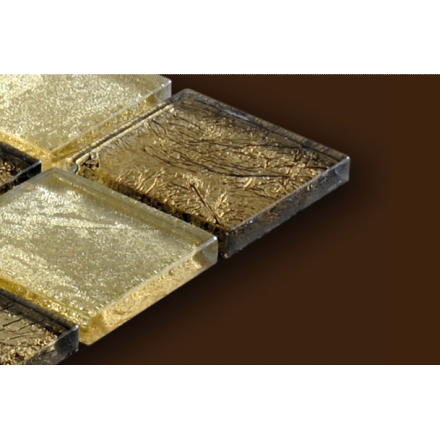 Mozaic sticla auriu decorativ XX-029 - 1 mp - eMAG.ro