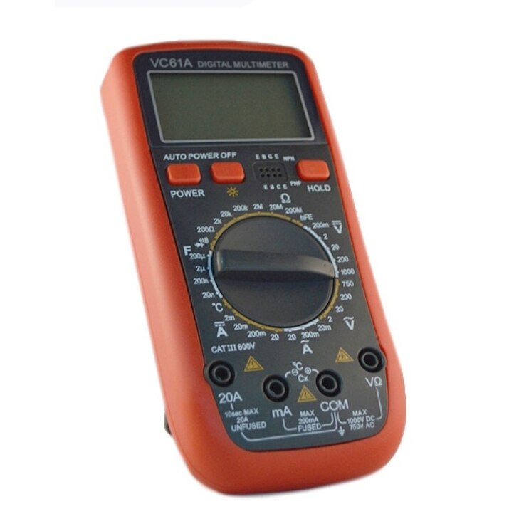 Multimetru Digital profesional VC61A LCD - eMAG.ro