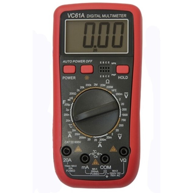 Multimetru Digital profesional VC61A LCD - eMAG.ro