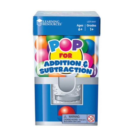 Образователна игра за изучаване на събиране и изваждане - Round Pop Up ...