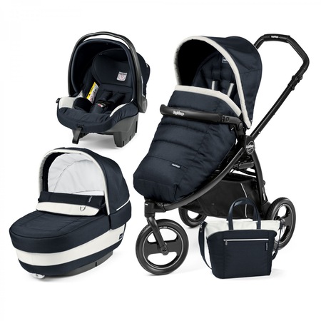 Carucior 3 in 1, Peg Perego, Book Scout, Matt Black, Elite, Luxe Blue ...