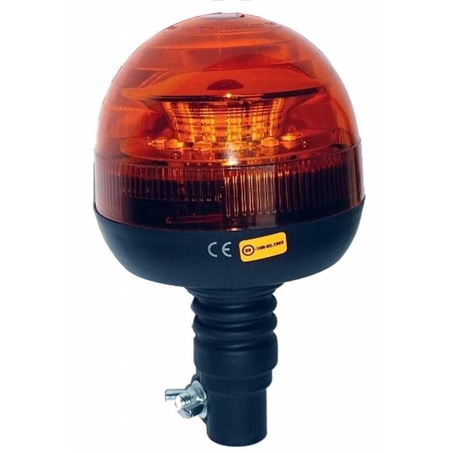 Girofar 12/24V h209 (90) 12 LED-uri, prindere pe tija cu brat flexibil ...