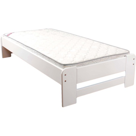 Pat de o persoana Transilvan, Dumbo, Lemn Masiv, Model 1/1, 90x200 cm ...