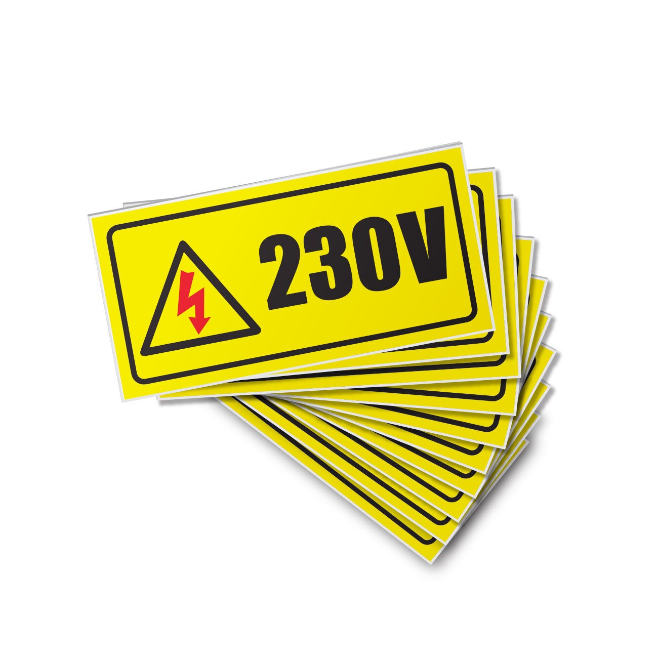 Set 10 indicatoare 230V, 5x10cm/buc - eMAG.ro