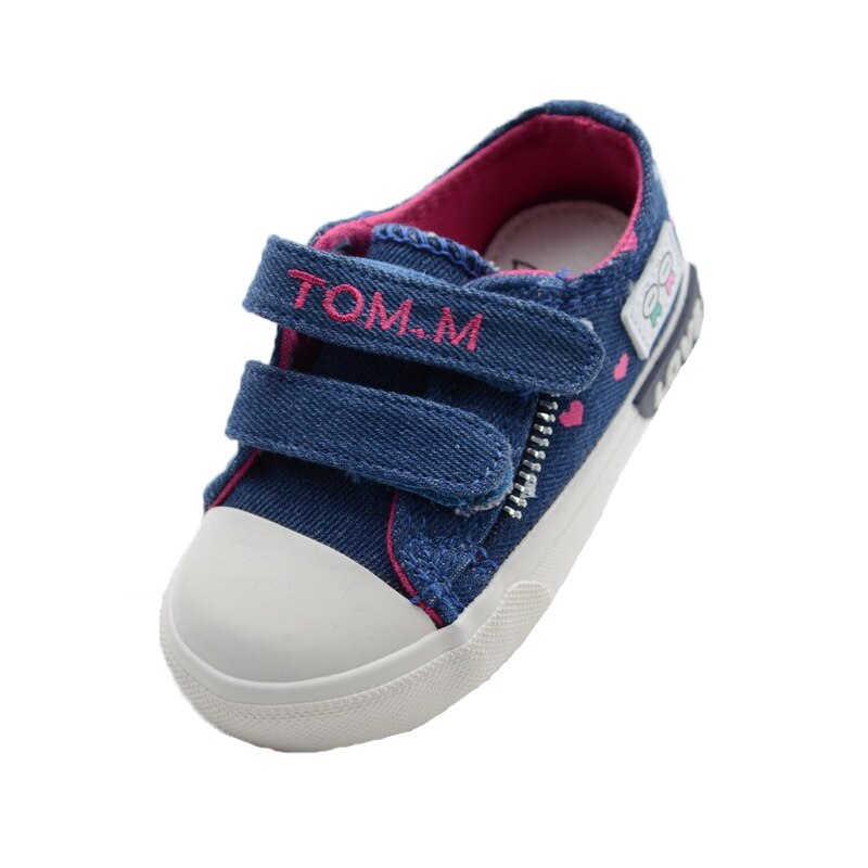 Платнени маратонки за момиче Tom Miki C-T34-97-A, Сини, 22 - eMAG.bg