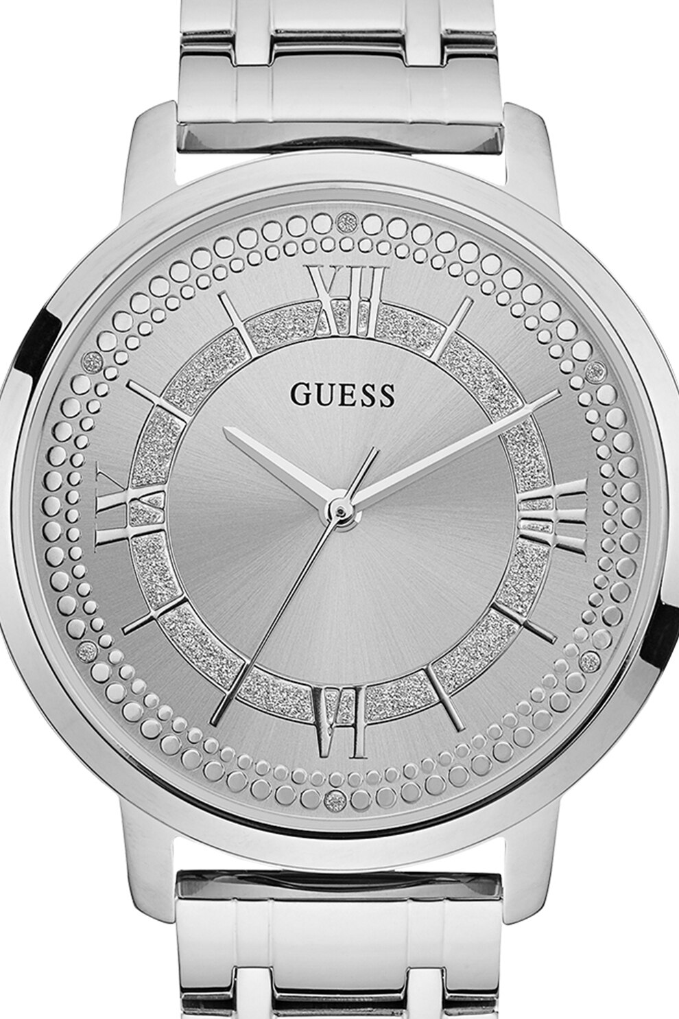 Guess, Часовник от неръждаема стомана, Сребрист - eMAG.bg