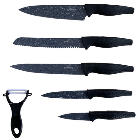 Set de cutite 6 piese bohmann, curatator de lugeme ceramica, acoperire ...