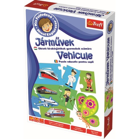 Joc educativ Trefl, Micul explorator, Vehicule - eMAG.ro