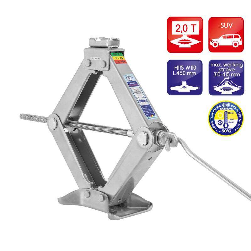 Cric foarfeca, 2T, 31-41.5cm, cu manivela, Auto Lift X-Power, 436.20 ...