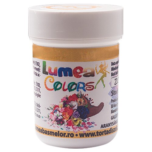 Colorant alimentar gel galben auriu, 35g - Lumea Basmelor - eMAG.ro