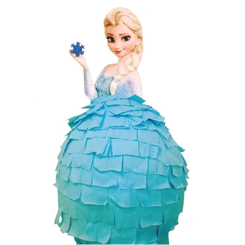 Pinata Elsa, Happy Snowflakes, Albastru,1 kg - eMAG.ro