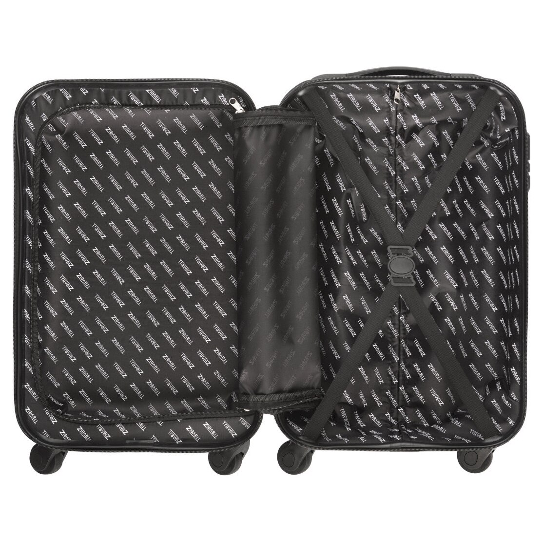 Troler Cabina TravelZ Horizon, ABS, 4 Roti, 54 cm, Auriu - eMAG.ro
