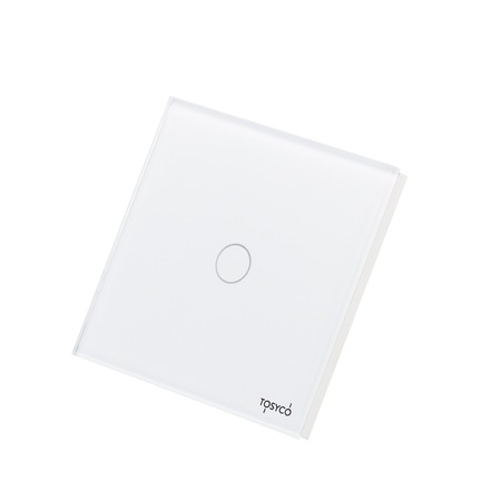 Intrerupator dimabil cu touch Tosyco din sticla, Alb - eMAG.ro