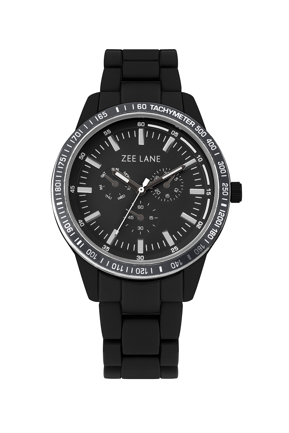 Zee Lane, Ceas quartz rotund, Negru - eMAG.ro