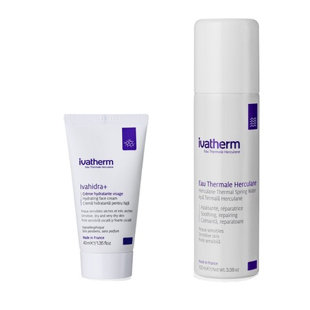Pachet Promo Ivatherm: Crema hidrantanta pentru fata 40 ml + Apa ...