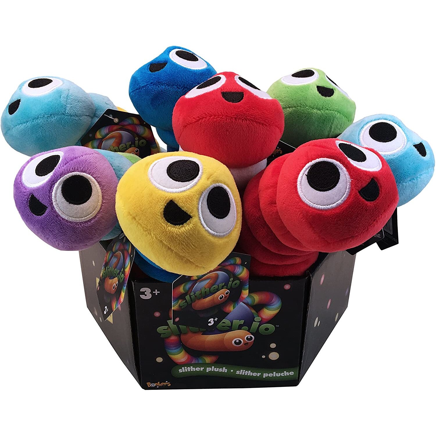 Set Slither.Io Assorted Styles Bendable 8 Inch Plush Toy - eMAG.ro