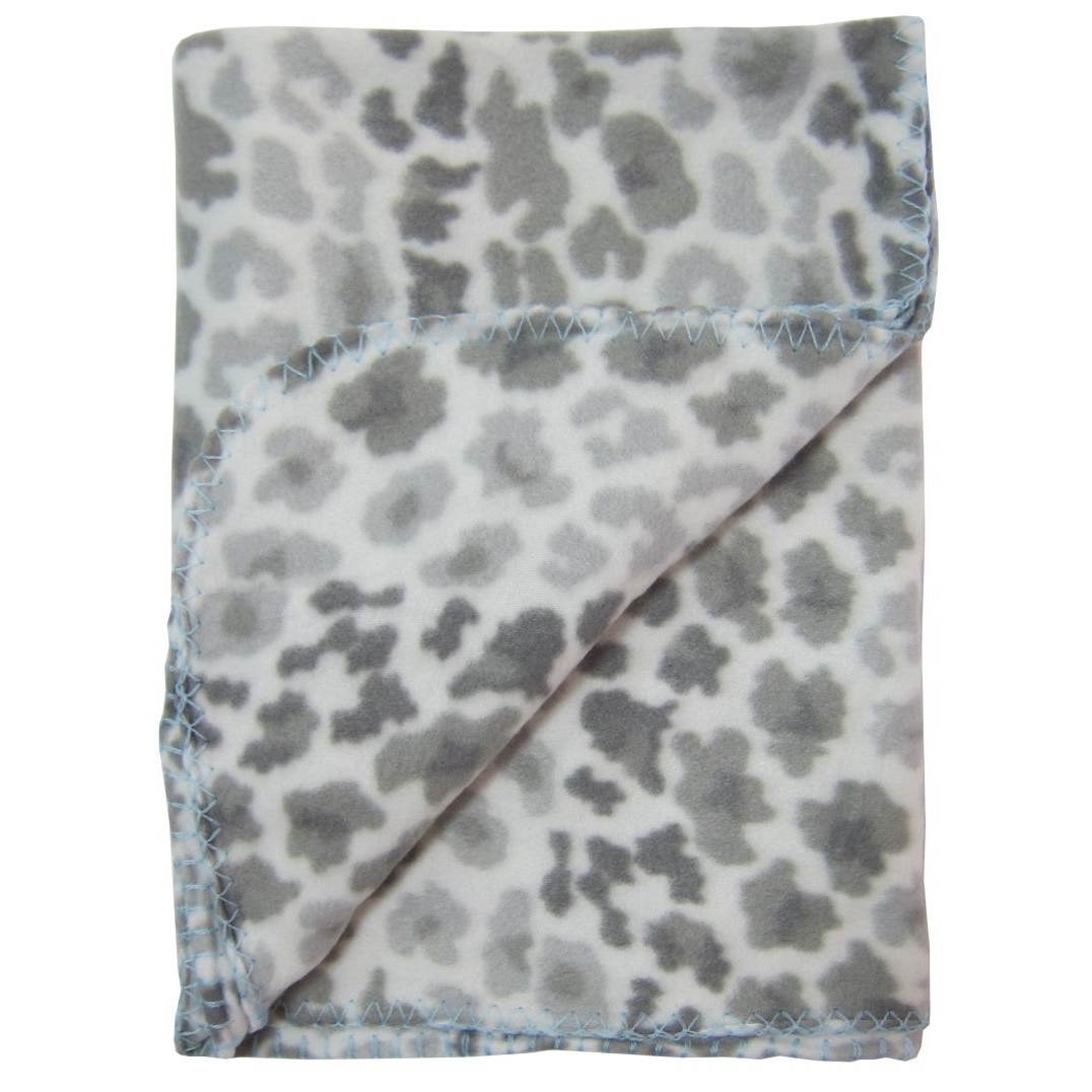 Patura polar imprimata, PPB05 leopard/gri, Primii Pasi - eMAG.ro