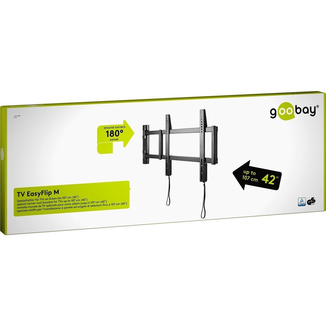 Suport TV, Goobay, 26"-42", Negru - eMAG.ro