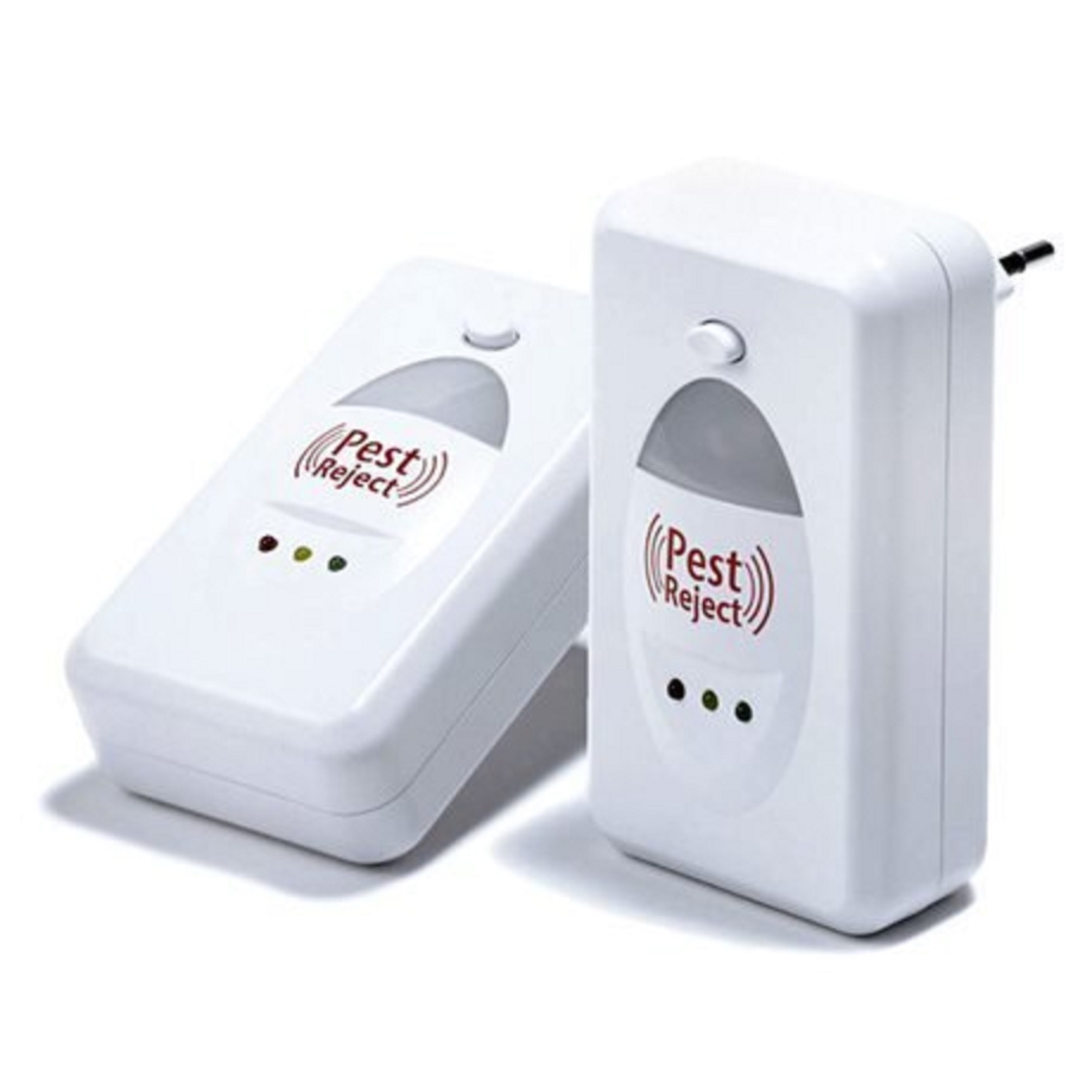 Ултразвуков уред за контакт против насекоми и гризачи Pest Reject, Бял ...