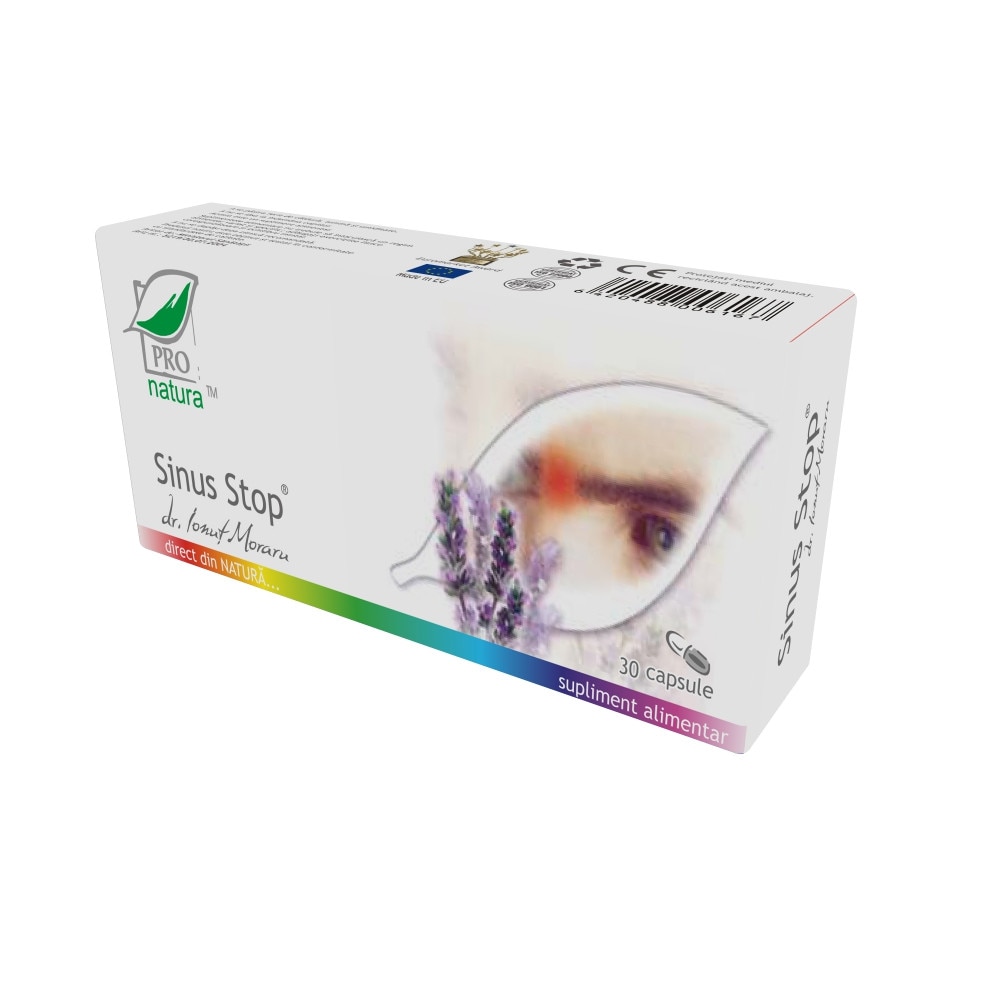 Sinus Stop, 30 capsule blister, Pro Natura - eMAG.ro