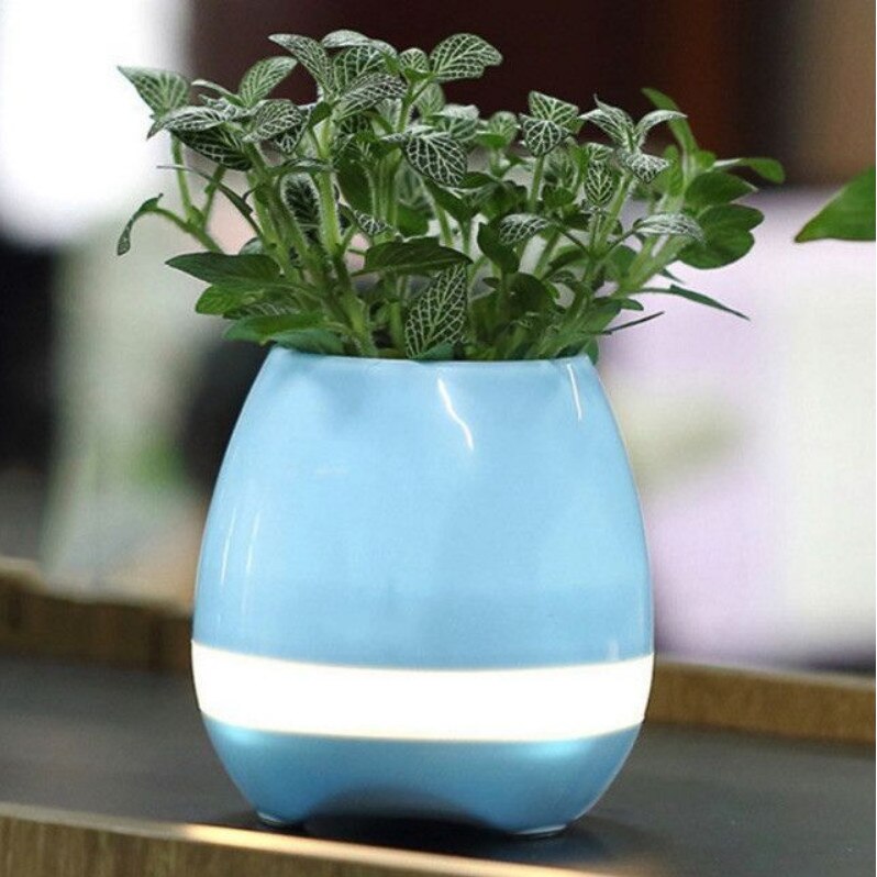 Ghiveci smart cu boxa bluetooth si touch - eMAG.ro