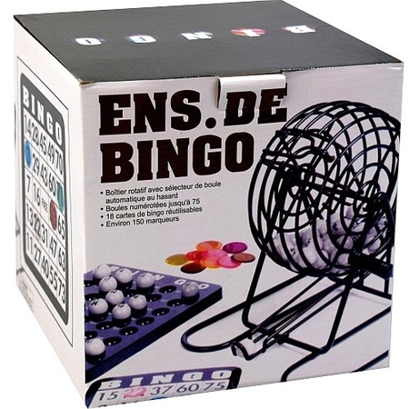 Set joc bingo, MAXIMA, Cu sfera metalica, Multicolor - eMAG.ro