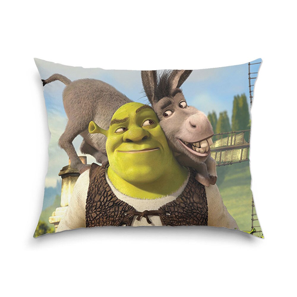 Perna decorativa Animatie pentru copii Shrek si Magaru 40 x 60 cm - eMAG.ro
