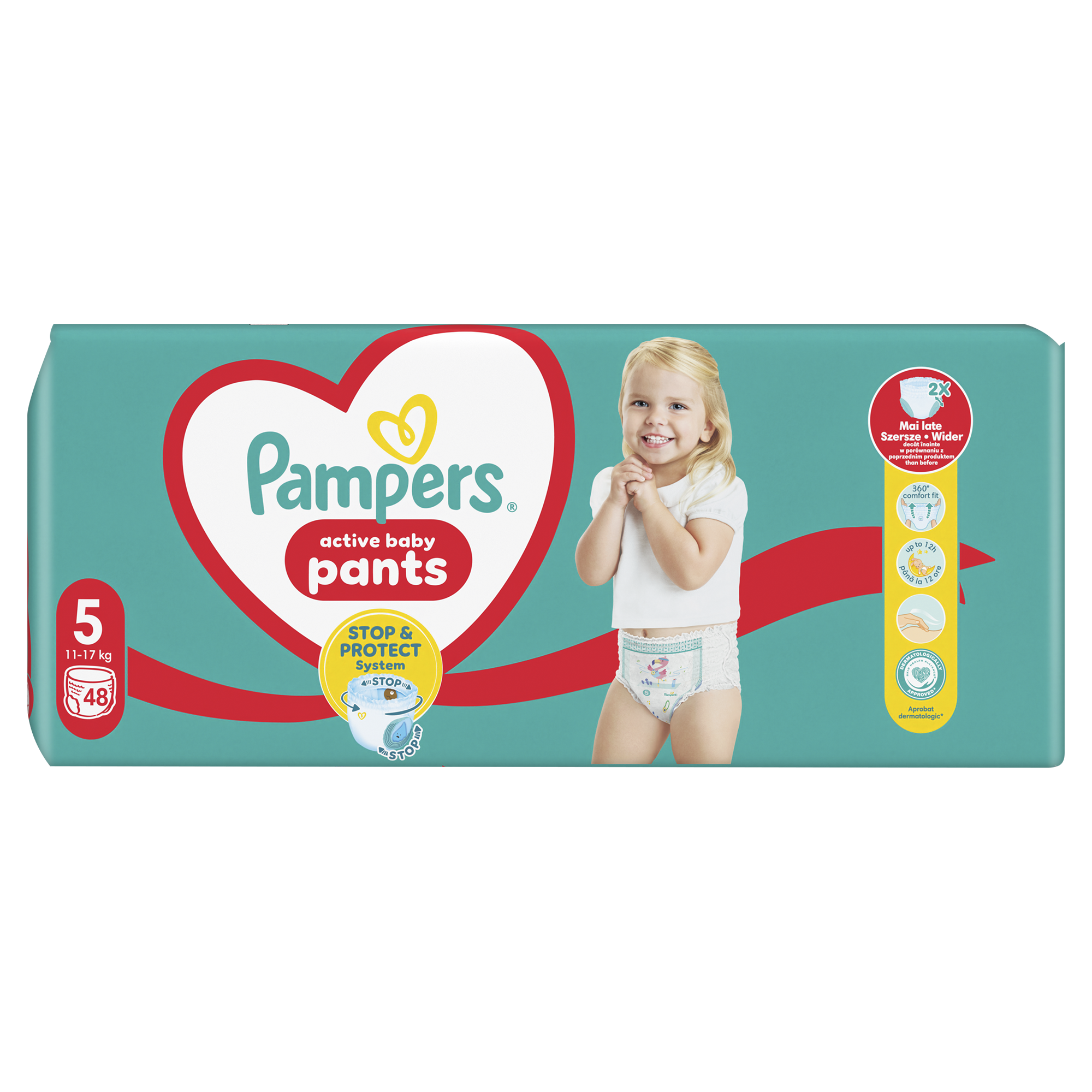 Scutece-Chilotel Pampers Active Baby PantsJumbo Pack Marimea 5, 12-17 ...