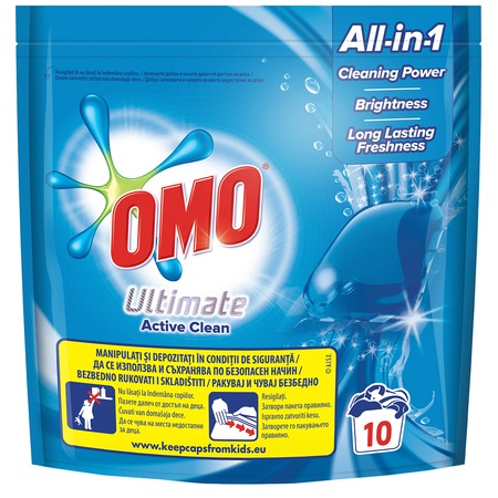 Detergent Capsule Omo Ultimate 10 X 24 Ml, 10 spalari - eMAG.ro