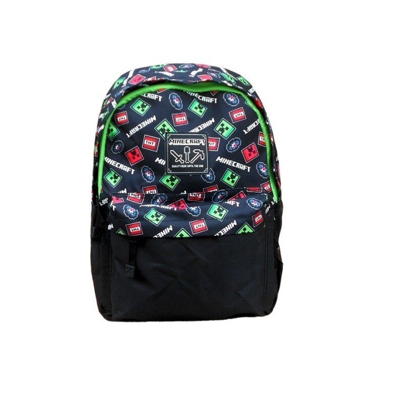 Ghiozdan Minecraft ORIGINAL Creeper Mojang 40 cm, Multicolor - eMAG.ro