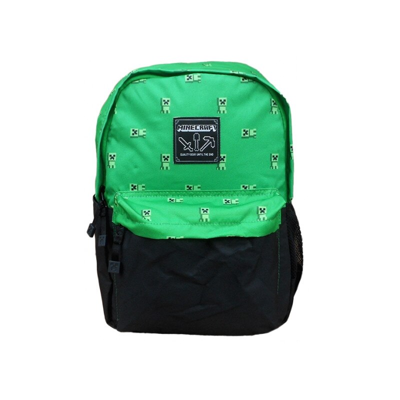 Ghiozdan Minecraft Creeper Mojang - Original - 40 cm, Multicolor - eMAG.ro