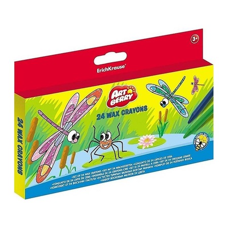 Set 24 creioane colorate cerate - eMAG.ro