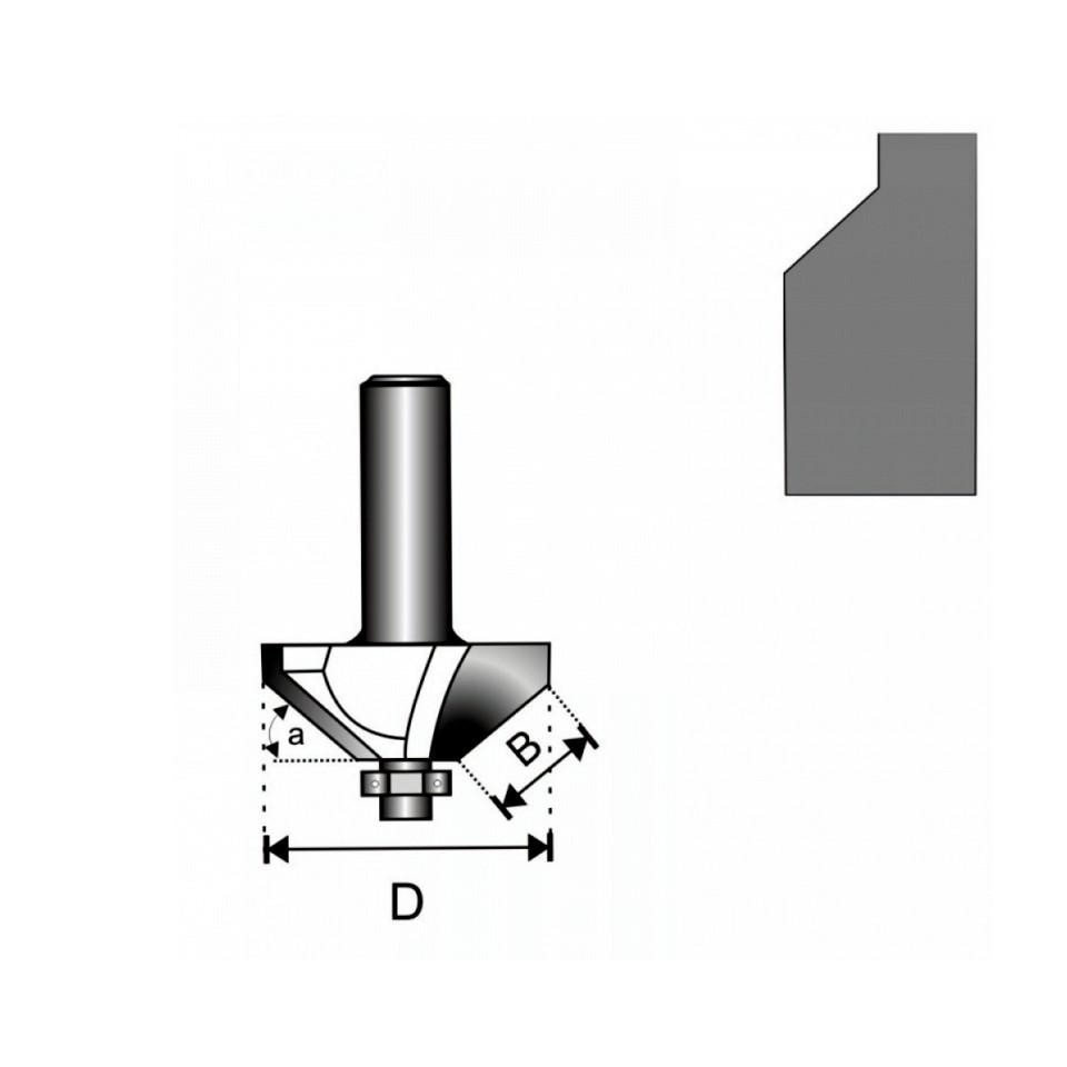 Freza pentru lemn 35.5 mm 07F102B - eMAG.ro