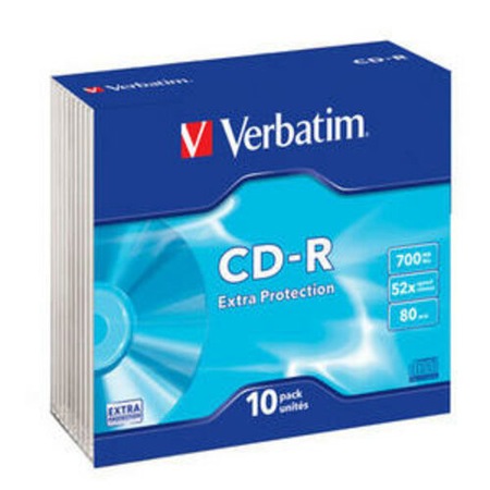 CD-R Verbatim, AZO, 700MB, 52X,43415, jewel case, 10 bucati - eMAG.ro