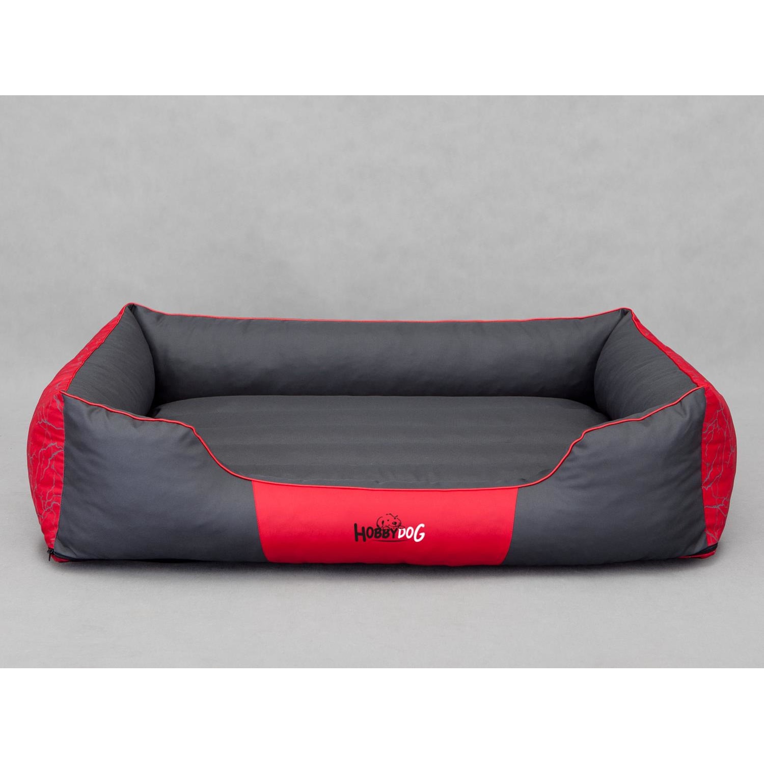 Pat de caini "Prestige" XL gri in fulgere 85x65x24 cm - eMAG.ro