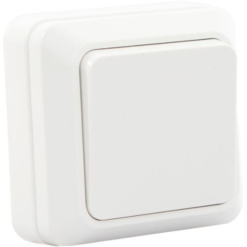 Intrerupator simplu Albach, aparent, alb, AL00008 - eMAG.ro