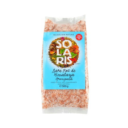 SOLARIS, Sare Roz De Himalaya Grunjoasa 500gr - eMAG.ro