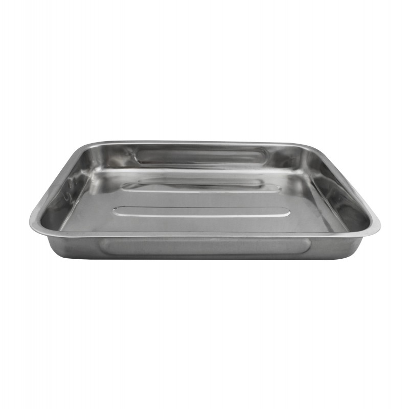 Tava inox dreptunghiulara, 30X40X4.8 cm - eMAG.ro