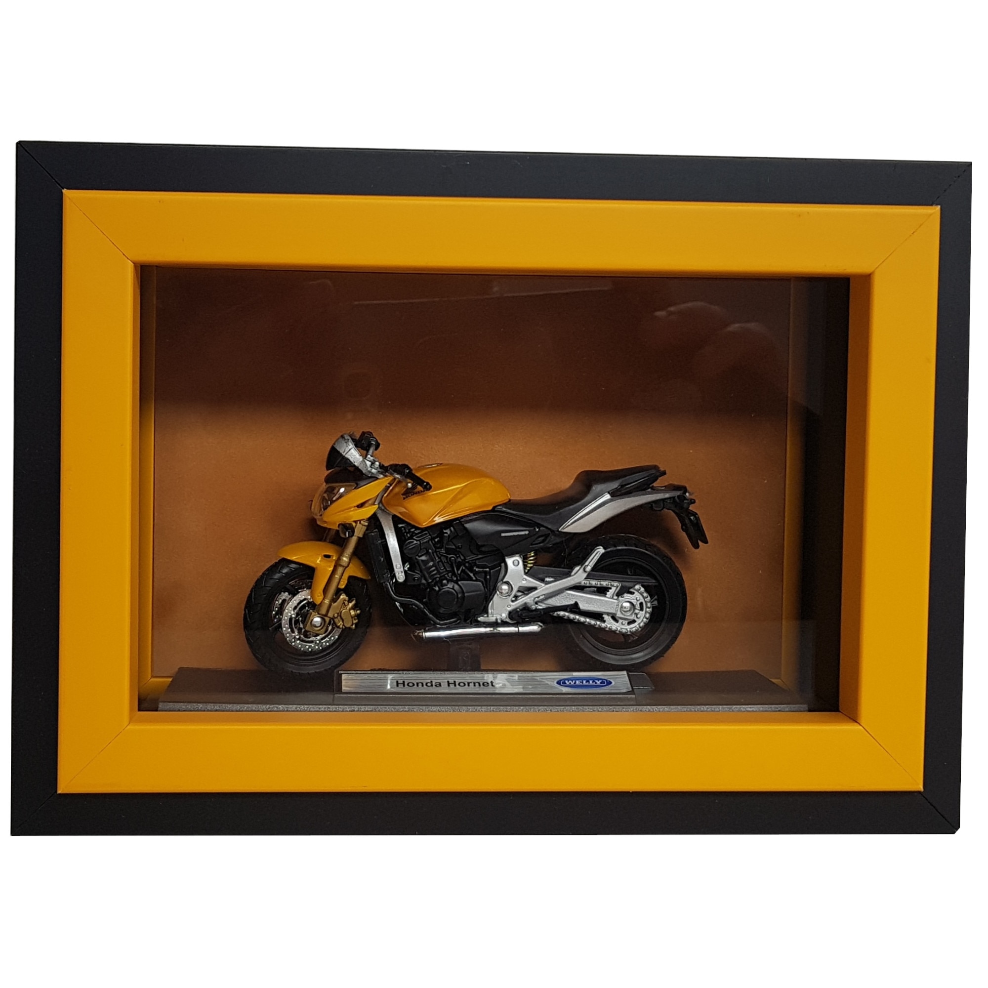 Macheta motocicleta, HONDA HORNET, galben, +10 ani - eMAG.ro