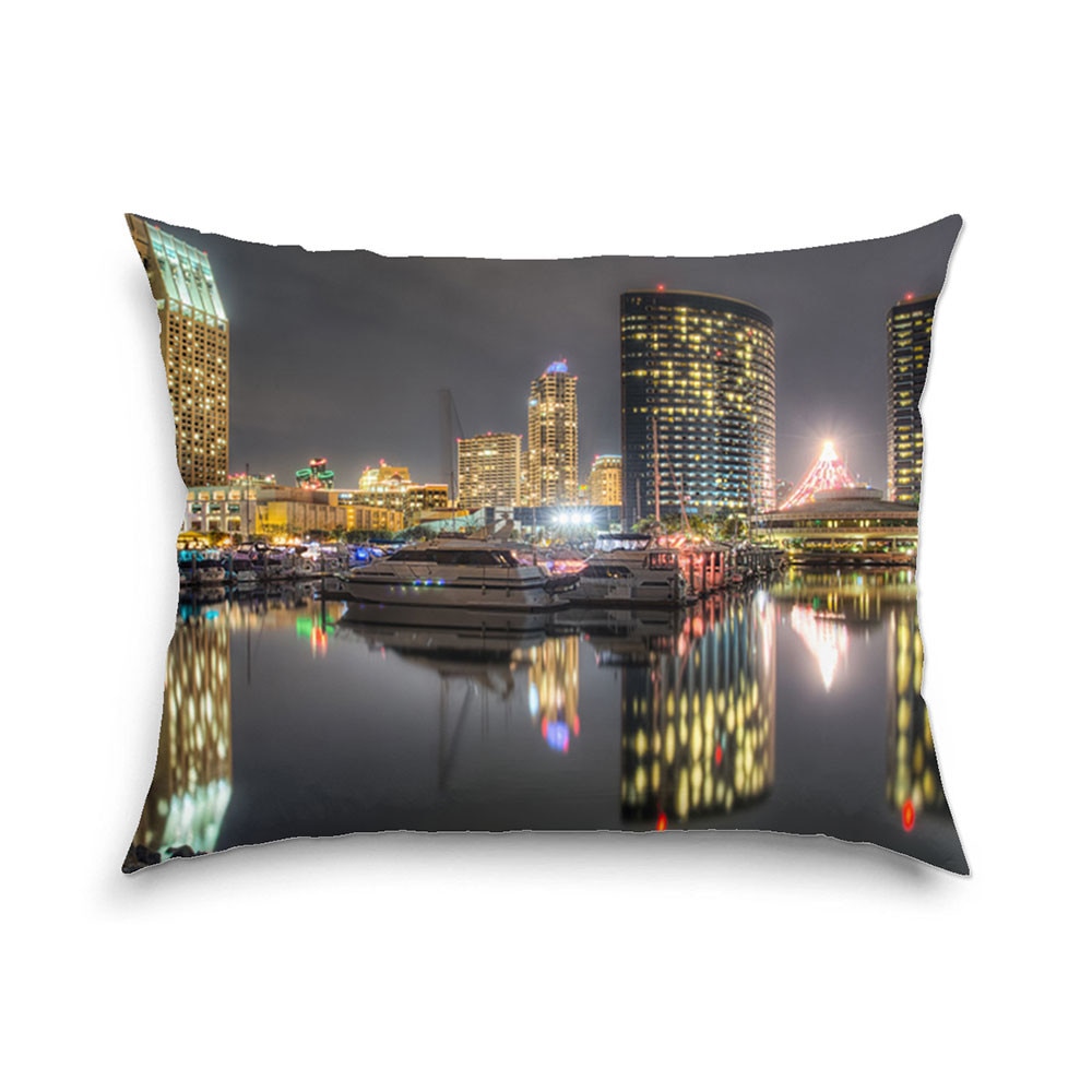 Perna decorativa Portul din San diego 40 x 60 cm - eMAG.ro