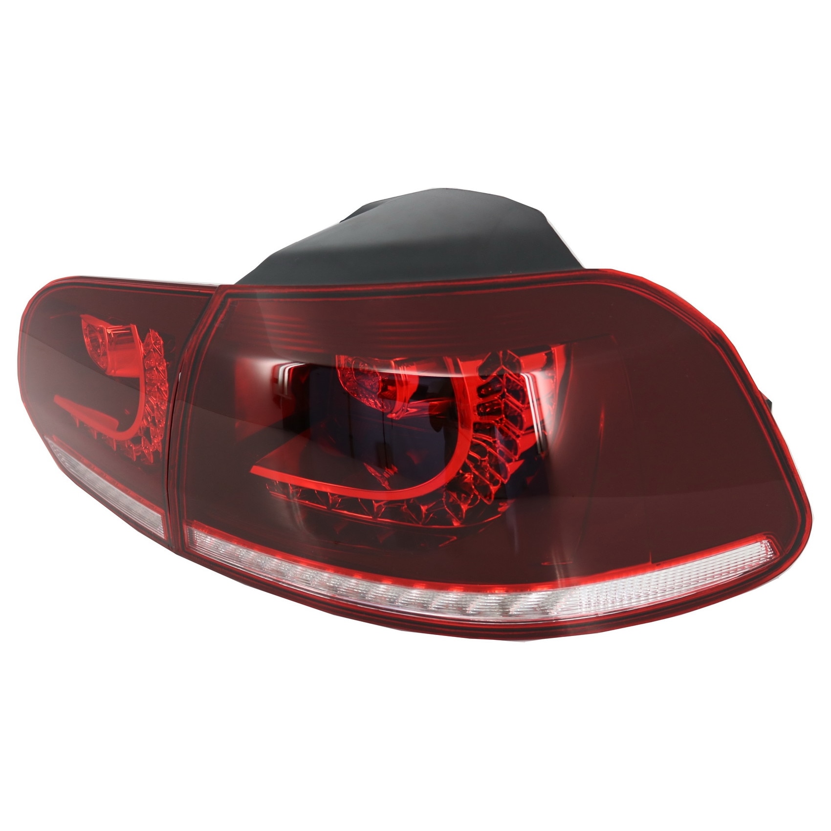 Stopuri FULL LED compatibil cu VW Golf 6 VI 2008-2013 R20 Design Semnal ...
