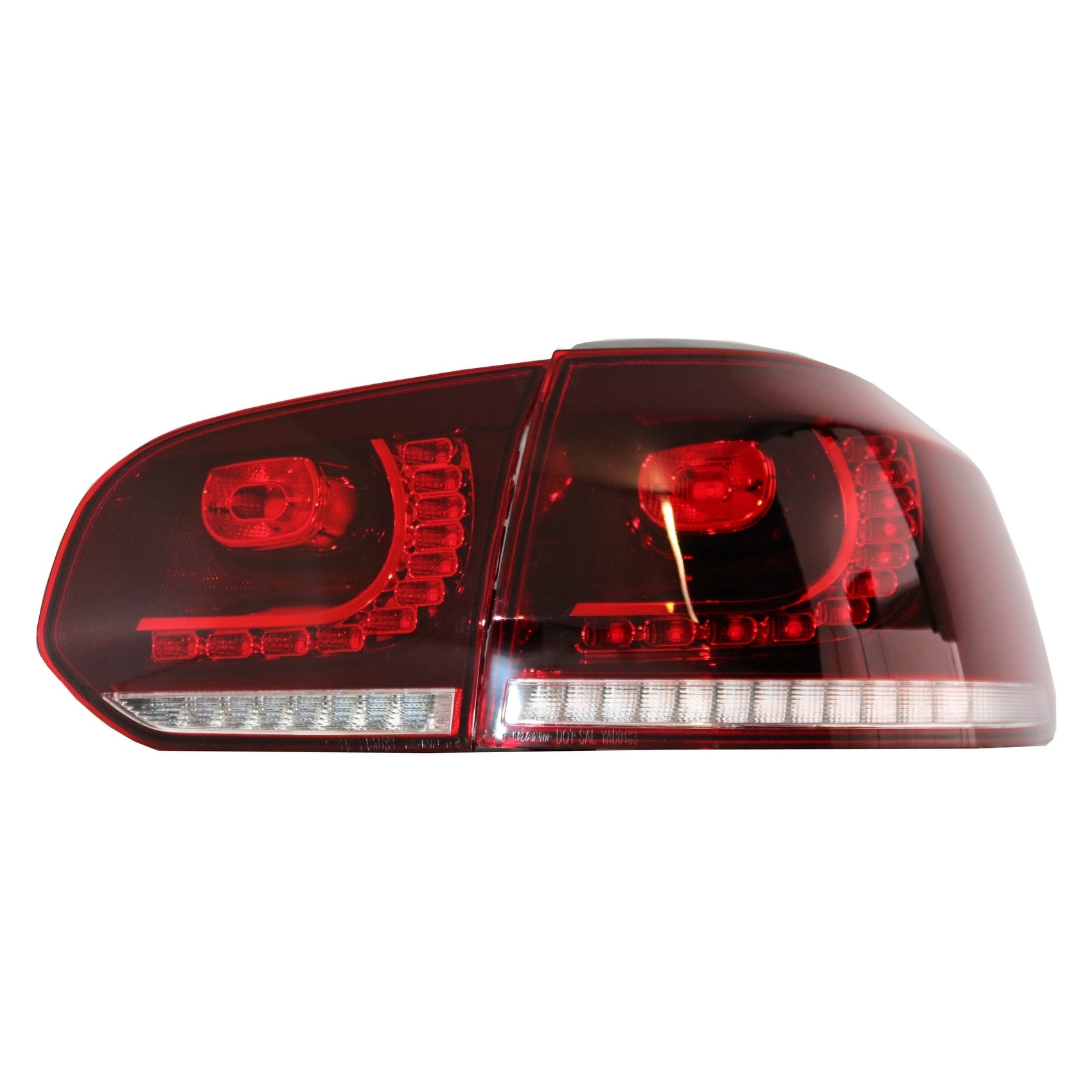 Stopuri FULL LED compatibil cu VW Golf 6 VI 2008-2013 R20 Design Semnal ...