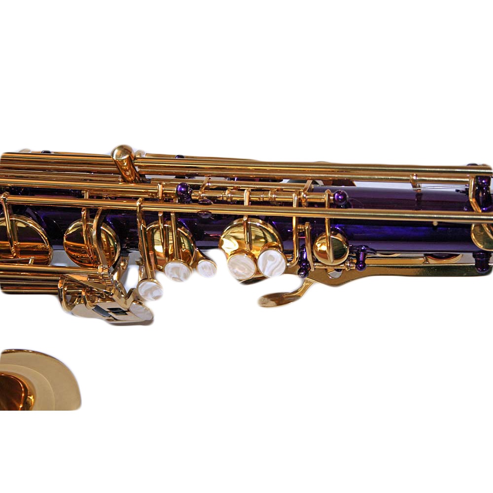 Saxofon Tenor MOV/LILA+AURIU curbat Karl Glaser Sax Saxophone Bb/Sib ...