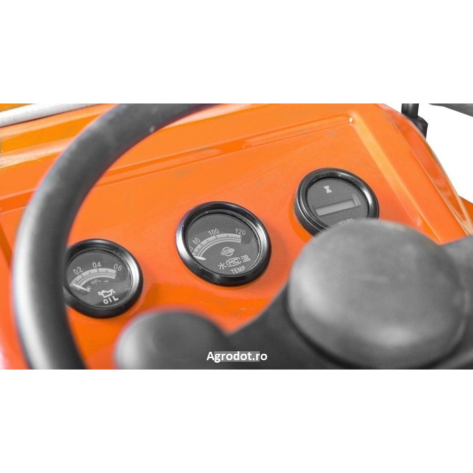 Tractor pentru gradina KENTAVR T-18, 18 cp. Dotat cu freza de 1,2m si ...