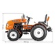 Tractor pentru gradina KENTAVR T-18, 18 cp. Dotat cu freza de 1,2m si ...