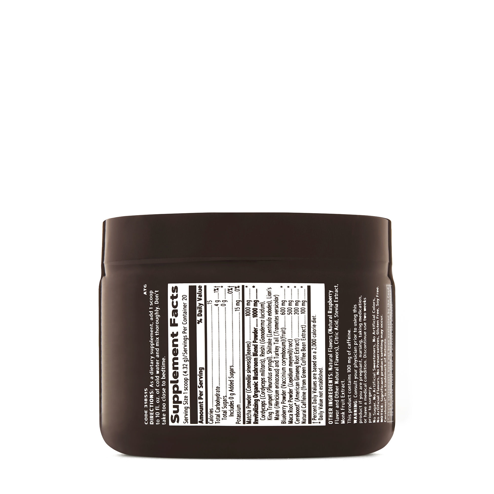 GNC Earth Genius Tonic Energizant cu Aroma de Zmeura si Ceai Verde, 86. ...