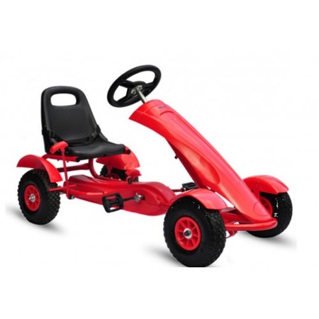 Kart cu pedale DF 120 pentru copii cu varsta intre 4-9 ani,roti cauciuc ...